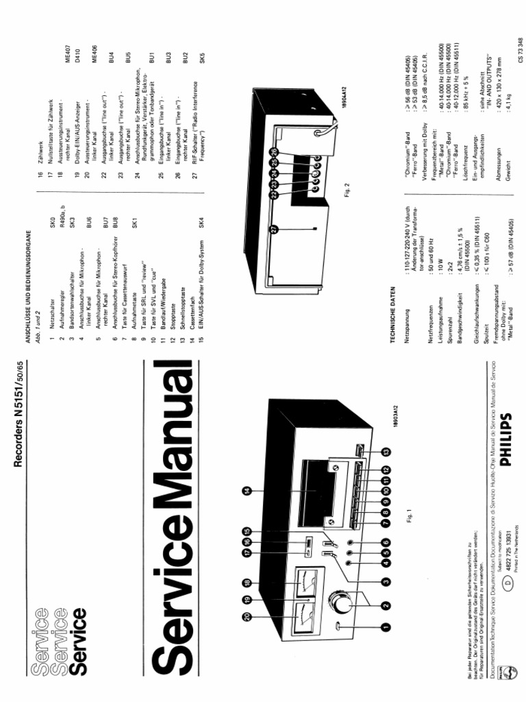 Philips Recorders n5151 SM | PDF