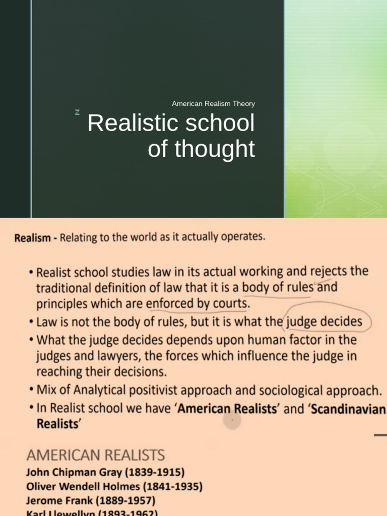 American Realism Theory | PDF