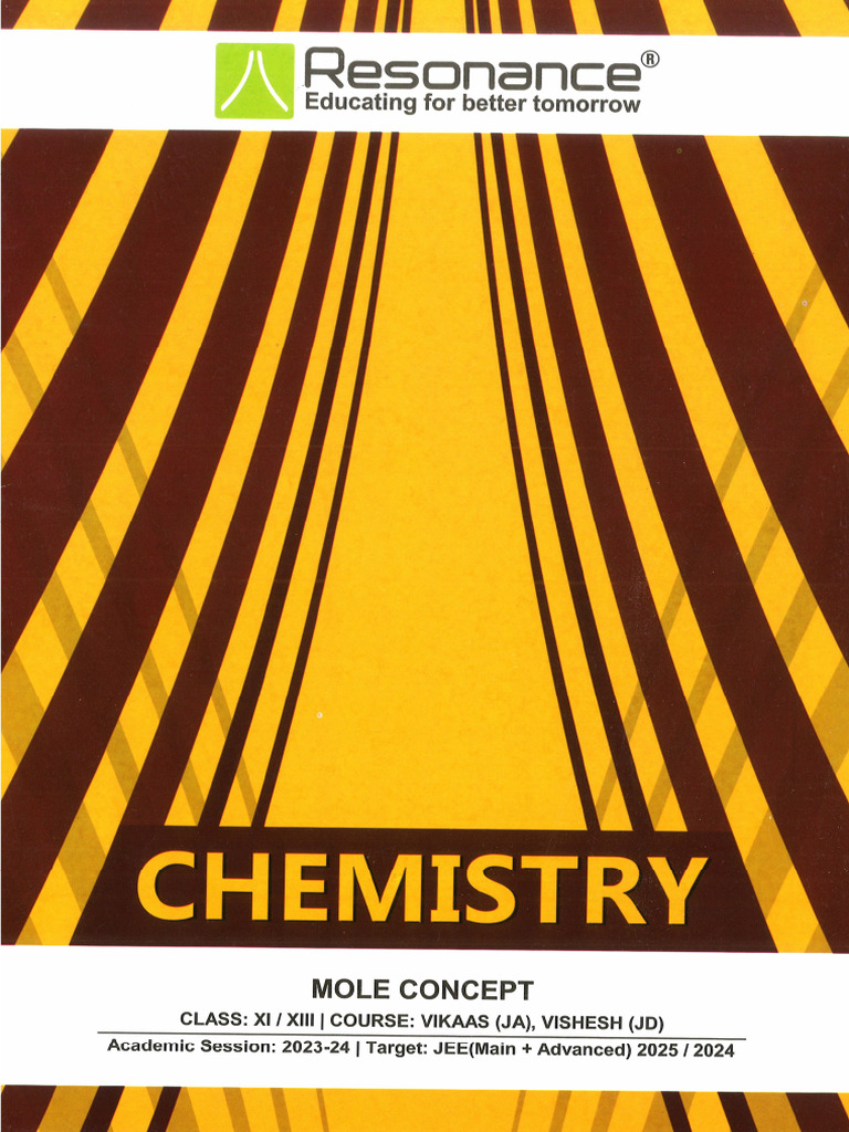 JA Chemistry Mole Concept) | PDF