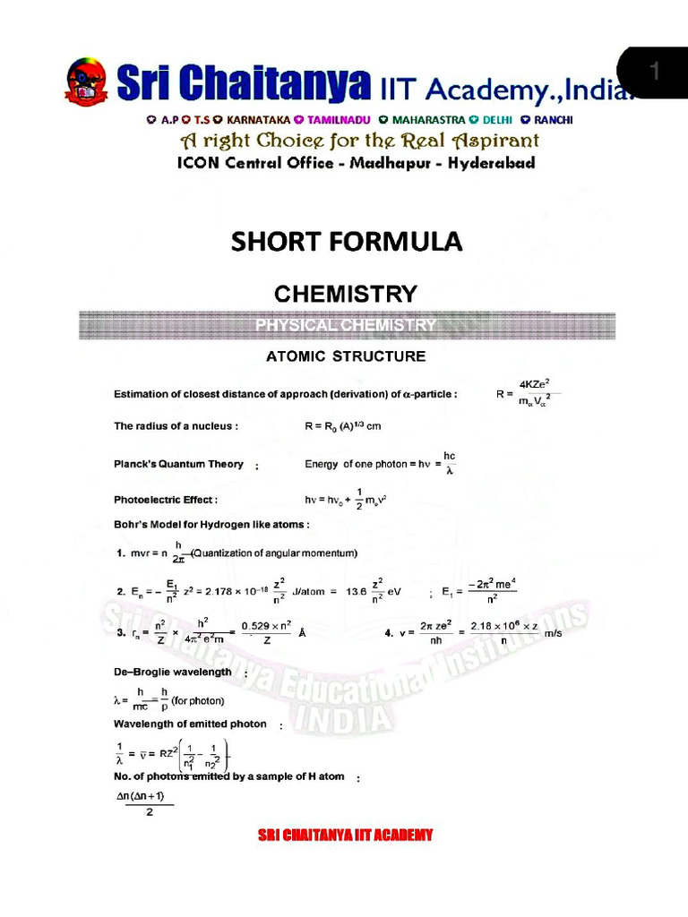 FORMULAS at CK .. | PDF