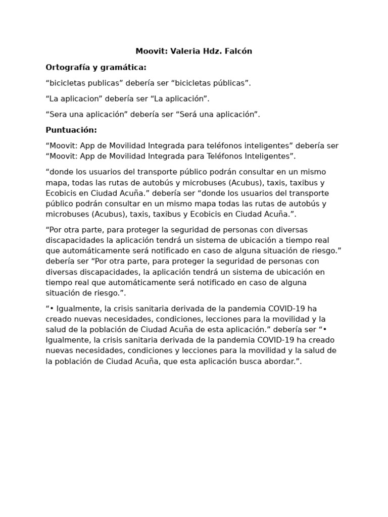 Moovit - Valeria Hdz. Falcón | PDF