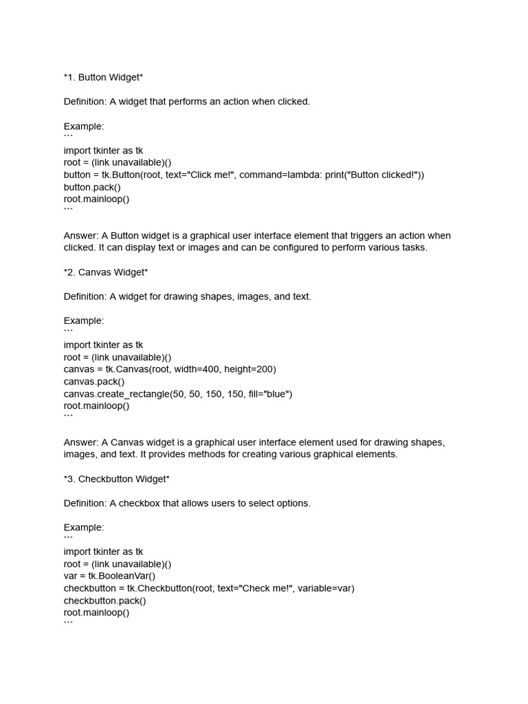 Unit 4 two marks | PDF | Button (Computing) | Computing Unit 4 two marks | PDF | Button (Computing) | Computing