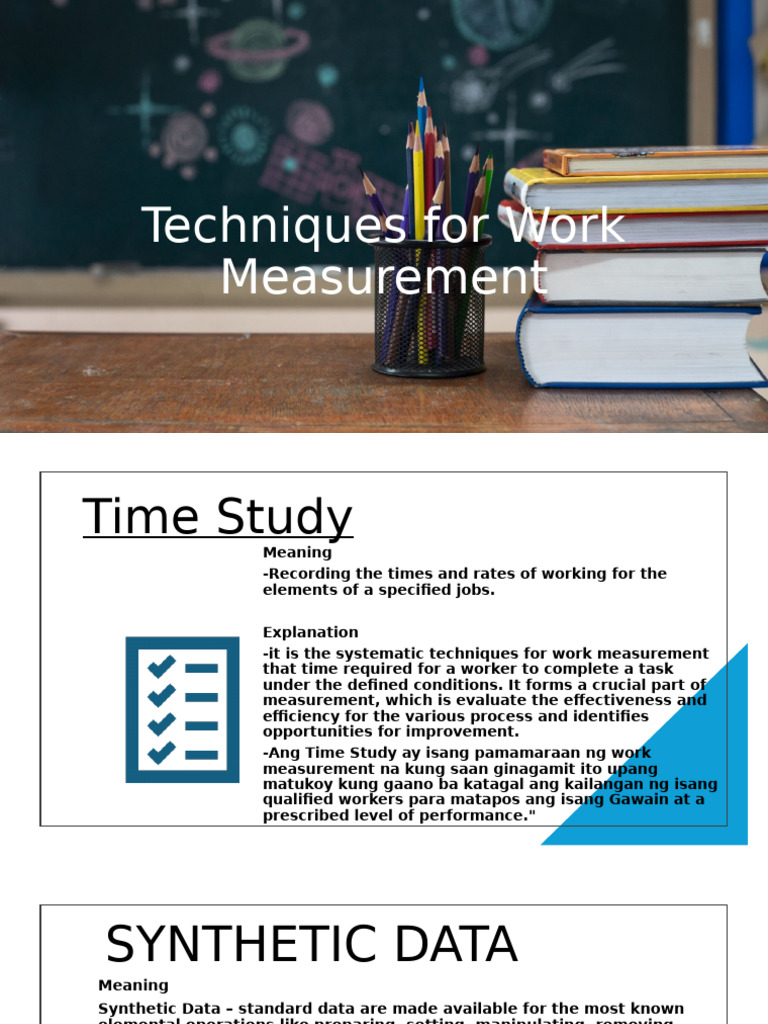 Techniques For Work Measurement | PDF