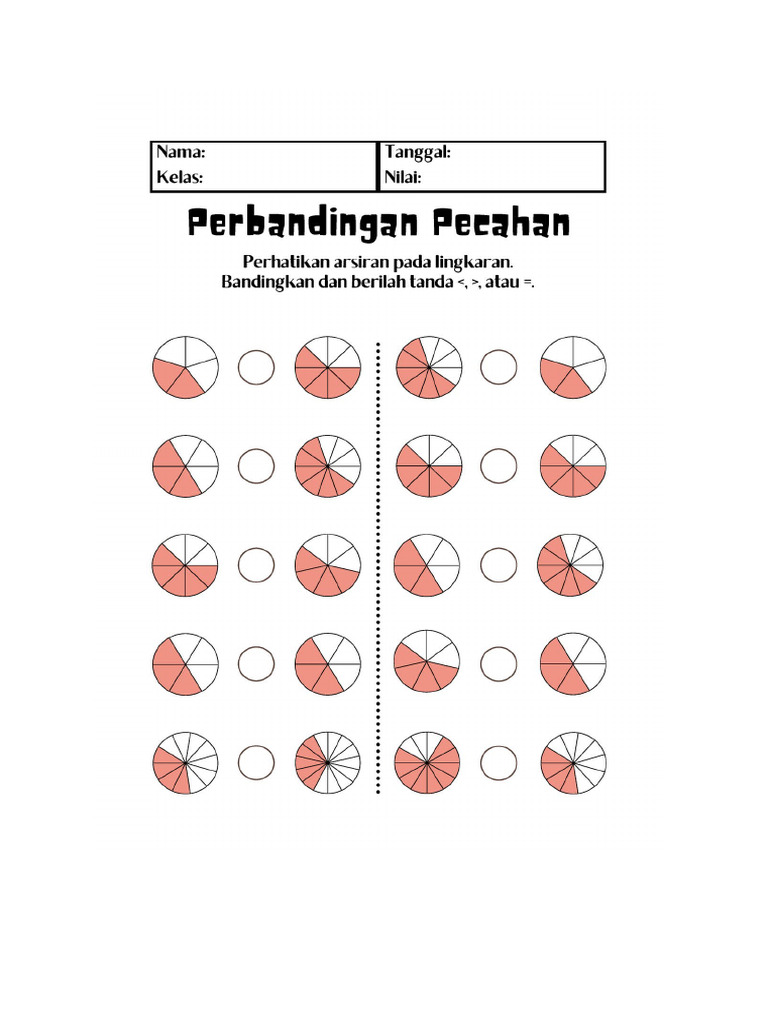 LKPD Matematika Pecahan | PDF