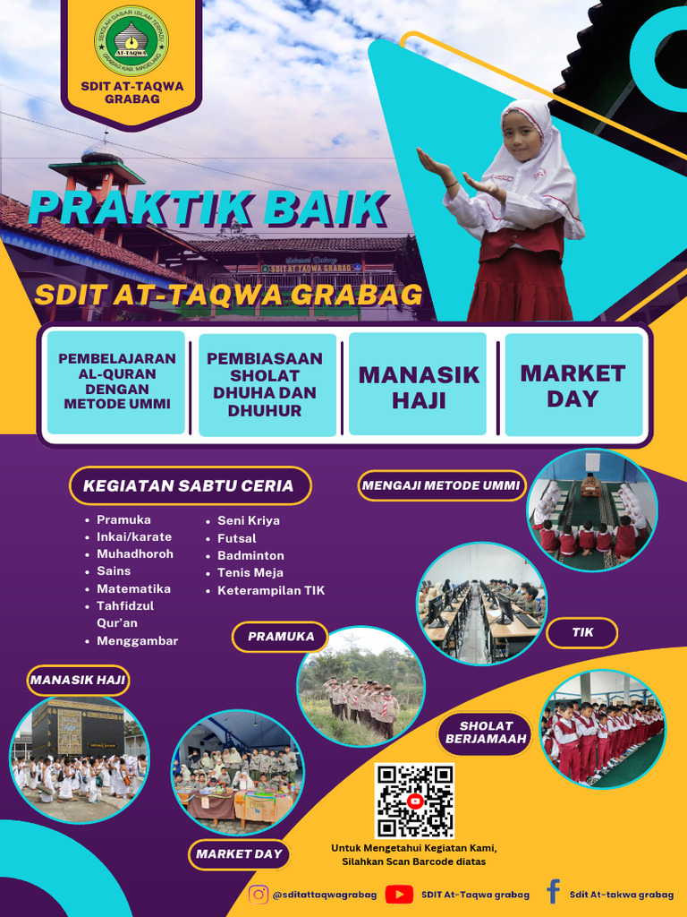 POSTER praktik baik sditattaqwagrabag | PDF
