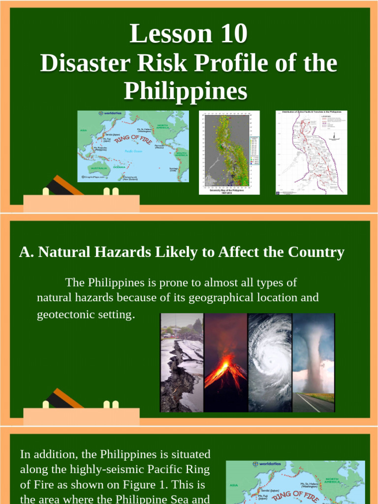 Lesson 10 Disaster Risk Profile of The Philippines | PDF | Volcano ...
