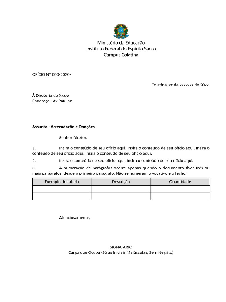 modelo-oficio-novo-padrao (1) | PDF