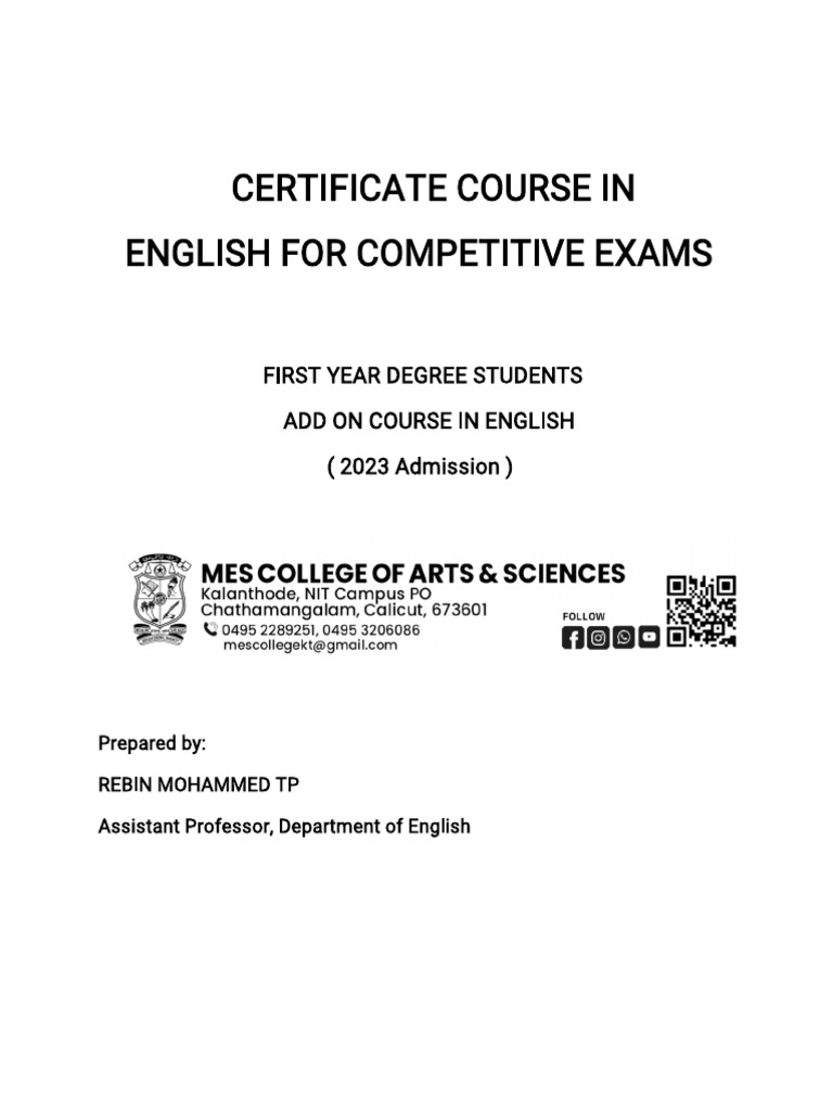 Add On Course Study materials-WPS Office | PDF | Pronoun | Adverb