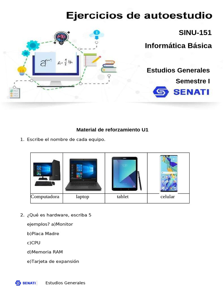 Trabajo 1 Informatica Basica | PDF