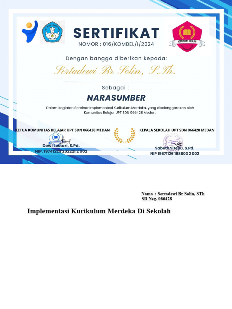 Narasumber Sertadewi | PDF