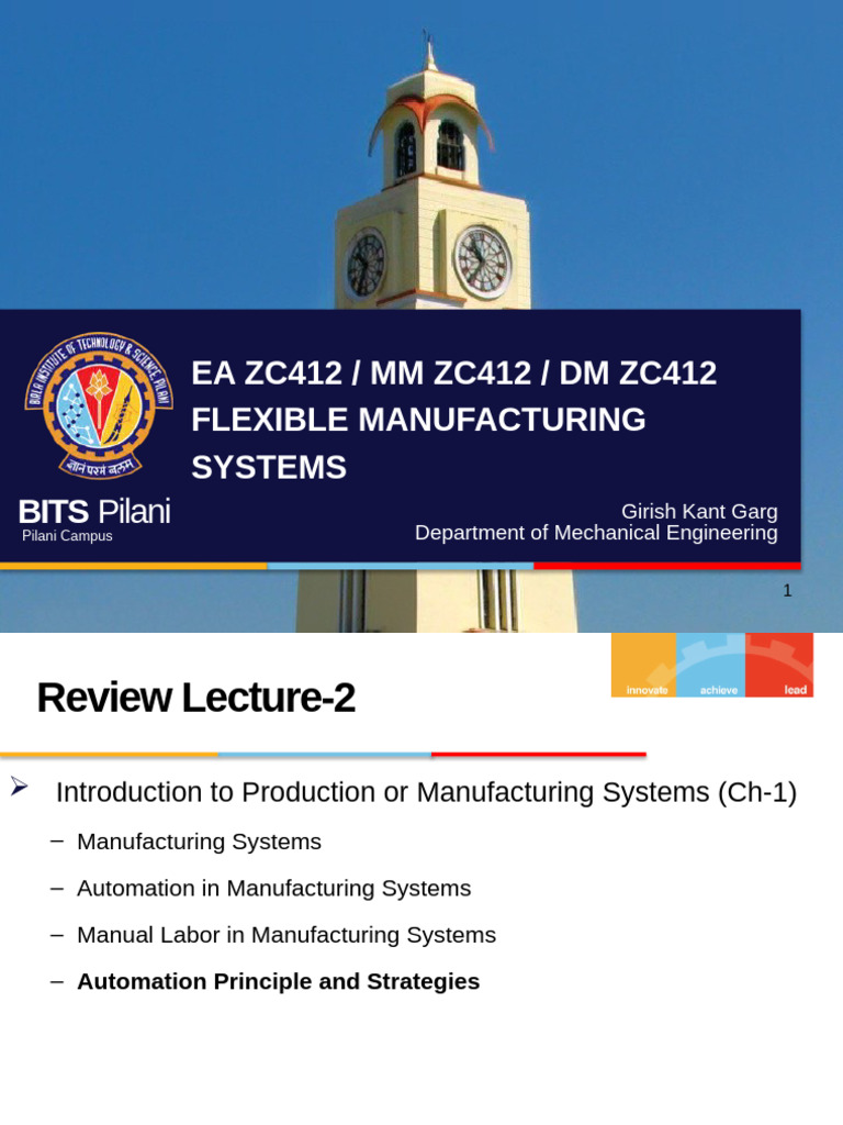 Lecture-3 | PDF | Automation | Machining