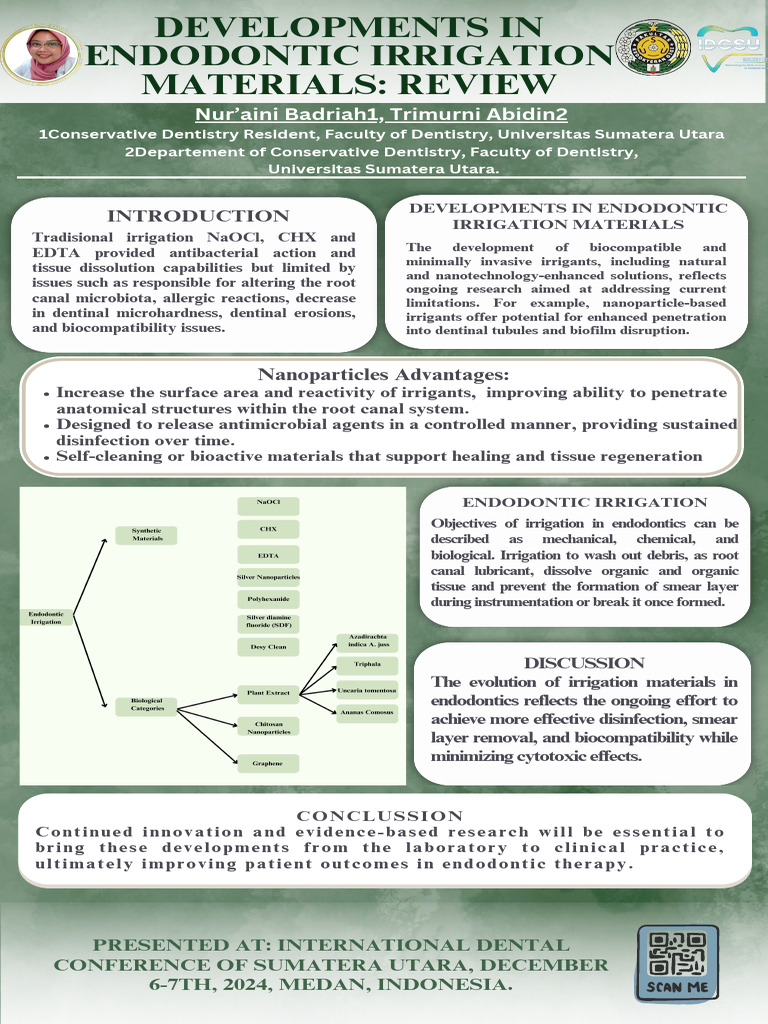 Poster IDCSU drg Nuraini Badriah (1) | PDF | Medical Specialties