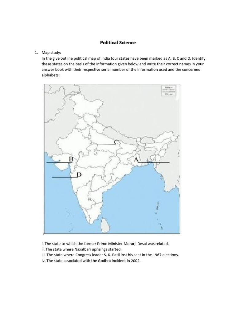 Indian Political History Quiz | PDF