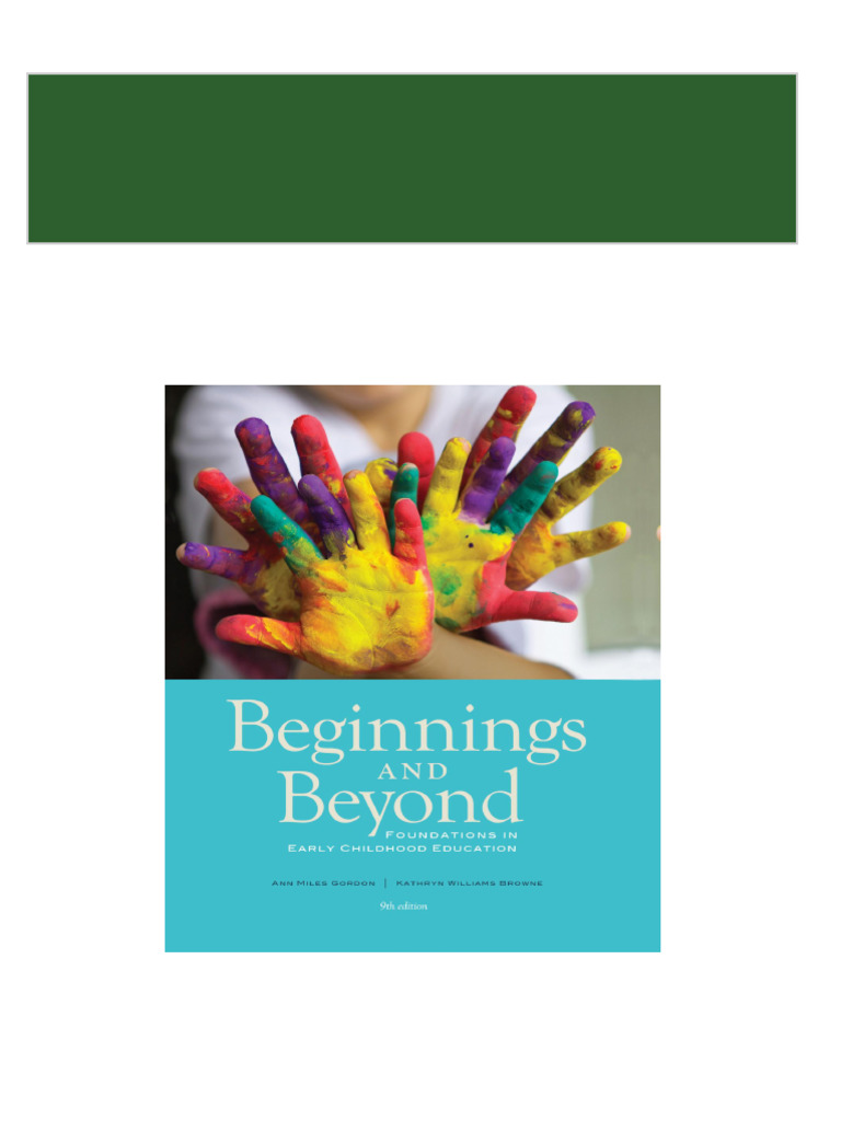 PDF Beginnings and Beyond Foundations in Early Childhood Education 9th ...