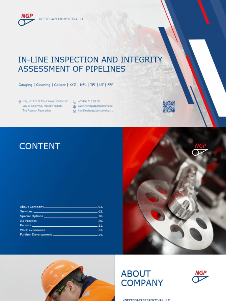 NGP presentation_2024 | PDF | Pipe (Fluid Conveyance) | Ultrasound