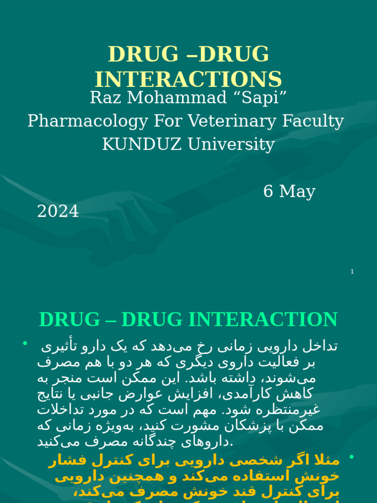 Drugs Interactions May 2010 | PDF | Cell Membrane | Drugs