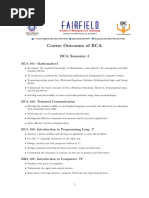 CCS - University, Meerut Bca Course Syllabus | PDF | Function (Mathematics) | Pointer (Computer ...