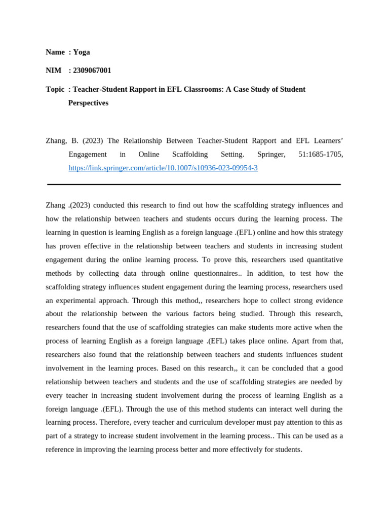 UAS - Yoga - Longer Annotation - Academic Writing For Publication | PDF ...