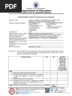 Action Research Proposal Template | PDF | Paragraph | Data Analysis