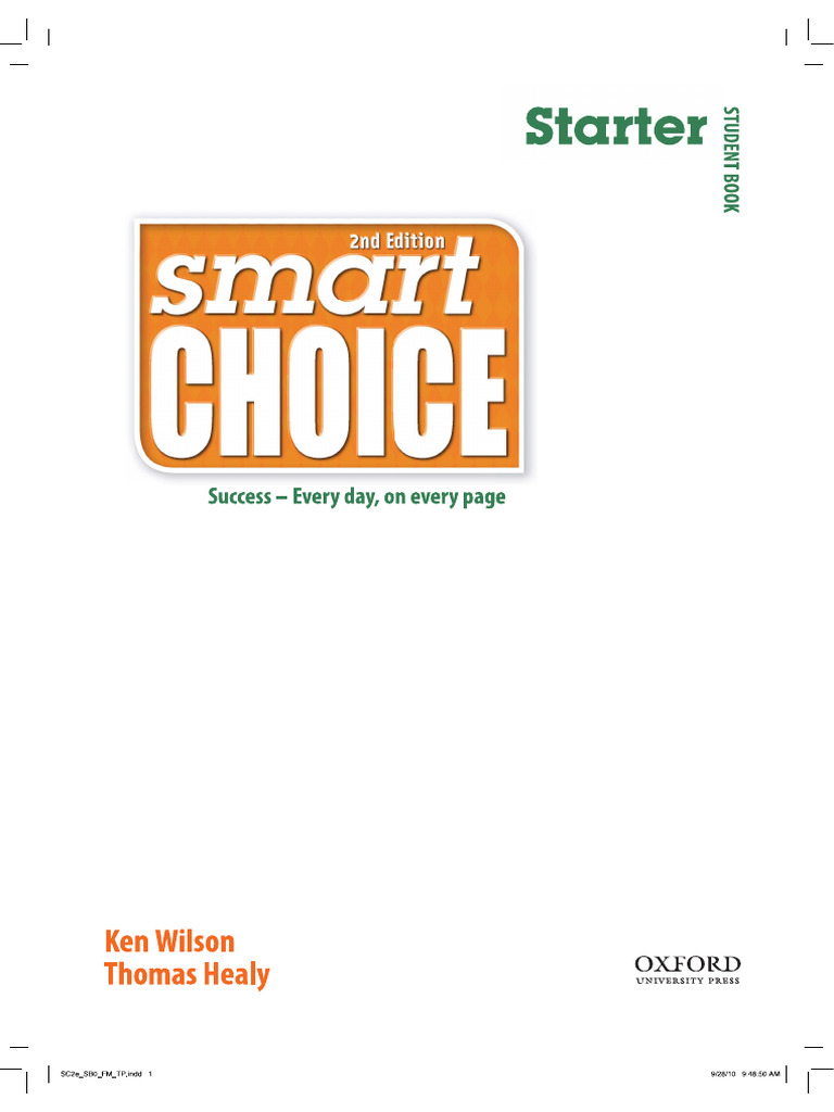 Smartchoice 2E Starter-SB (Unit1-4) | PDF