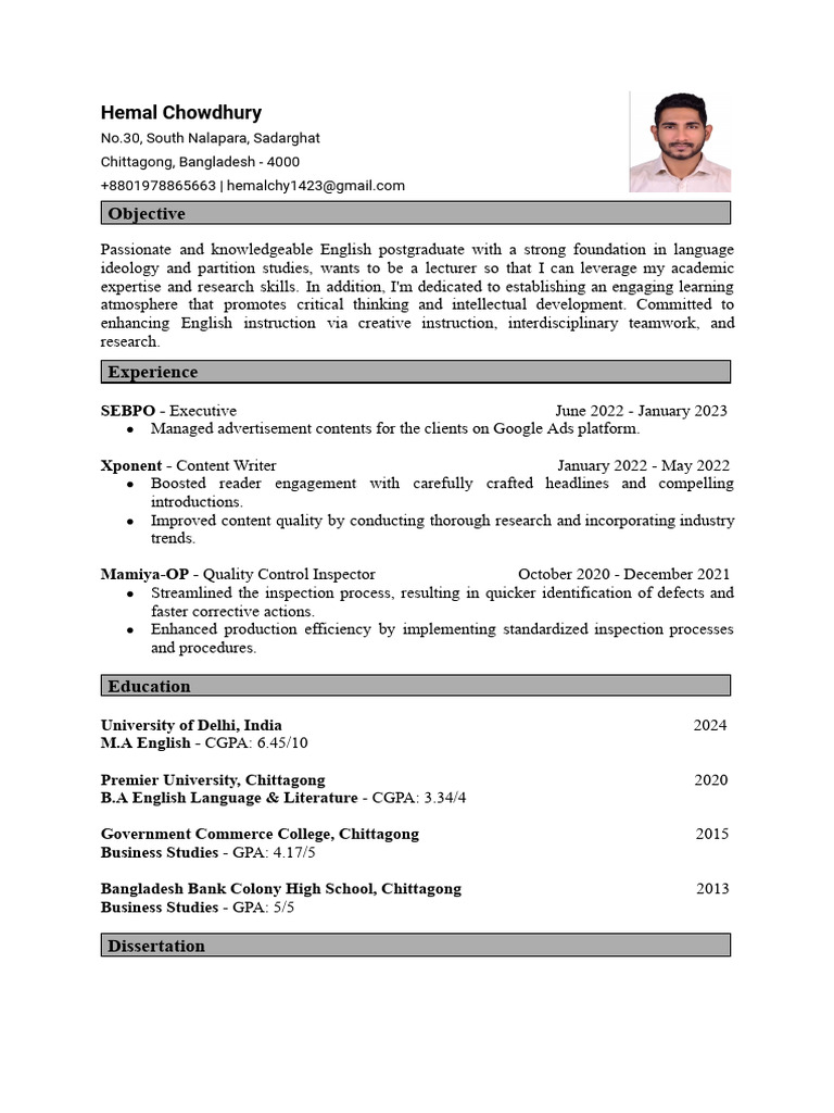 Hemal Chowdhury | PDF | Bangladesh