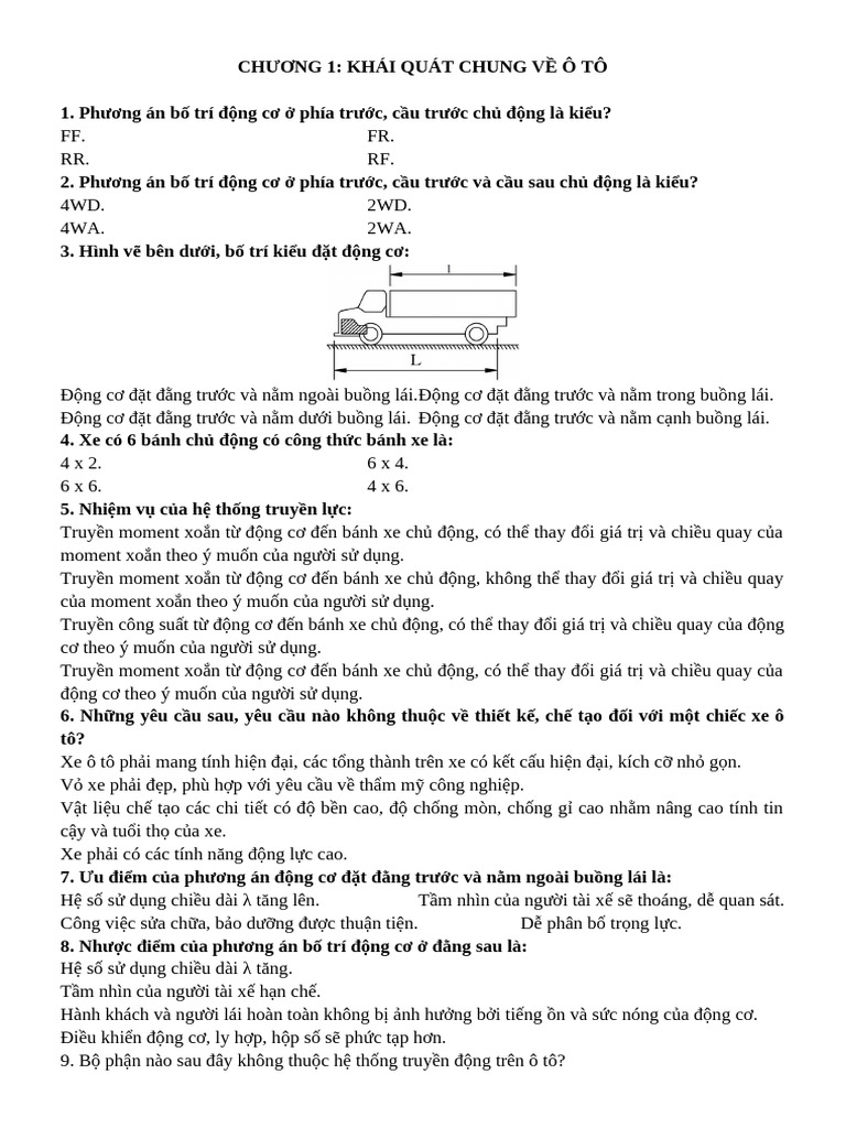 Ngan Hang Cau Hoi on Tap Sv | PDF