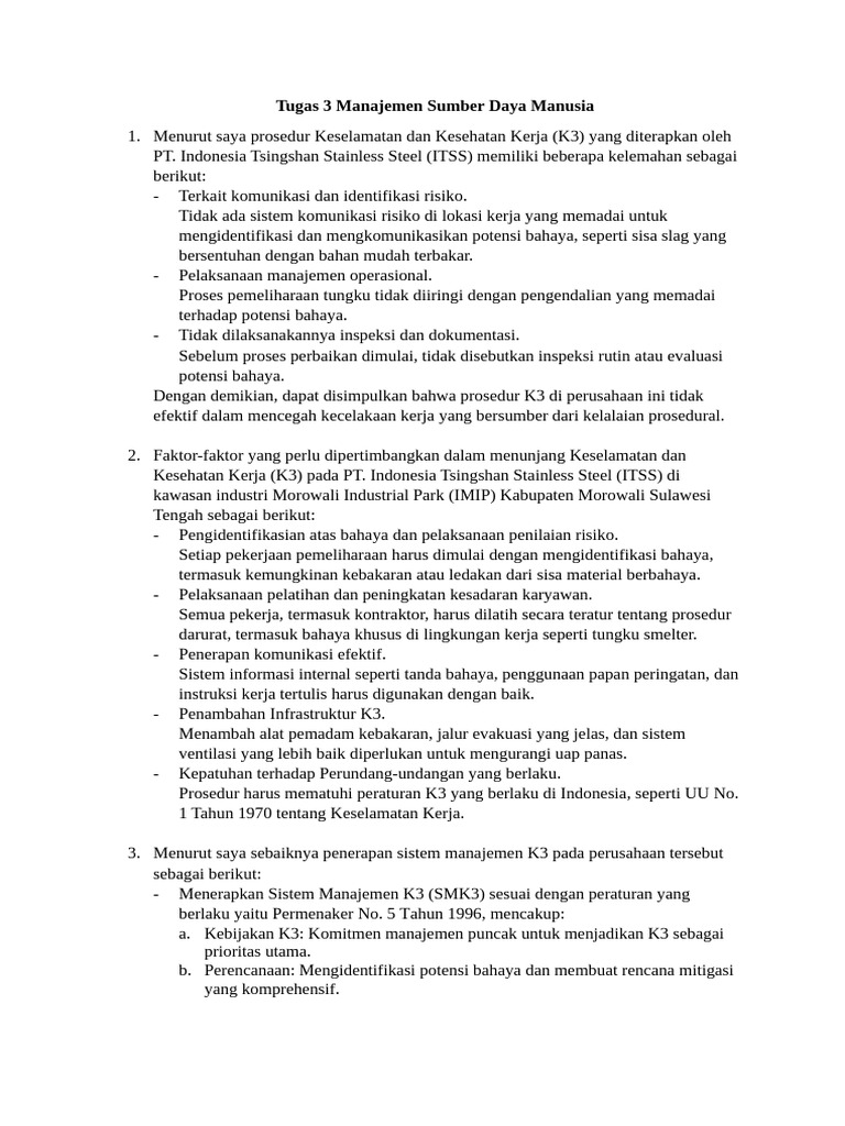 Tugas 3 MSDM | PDF
