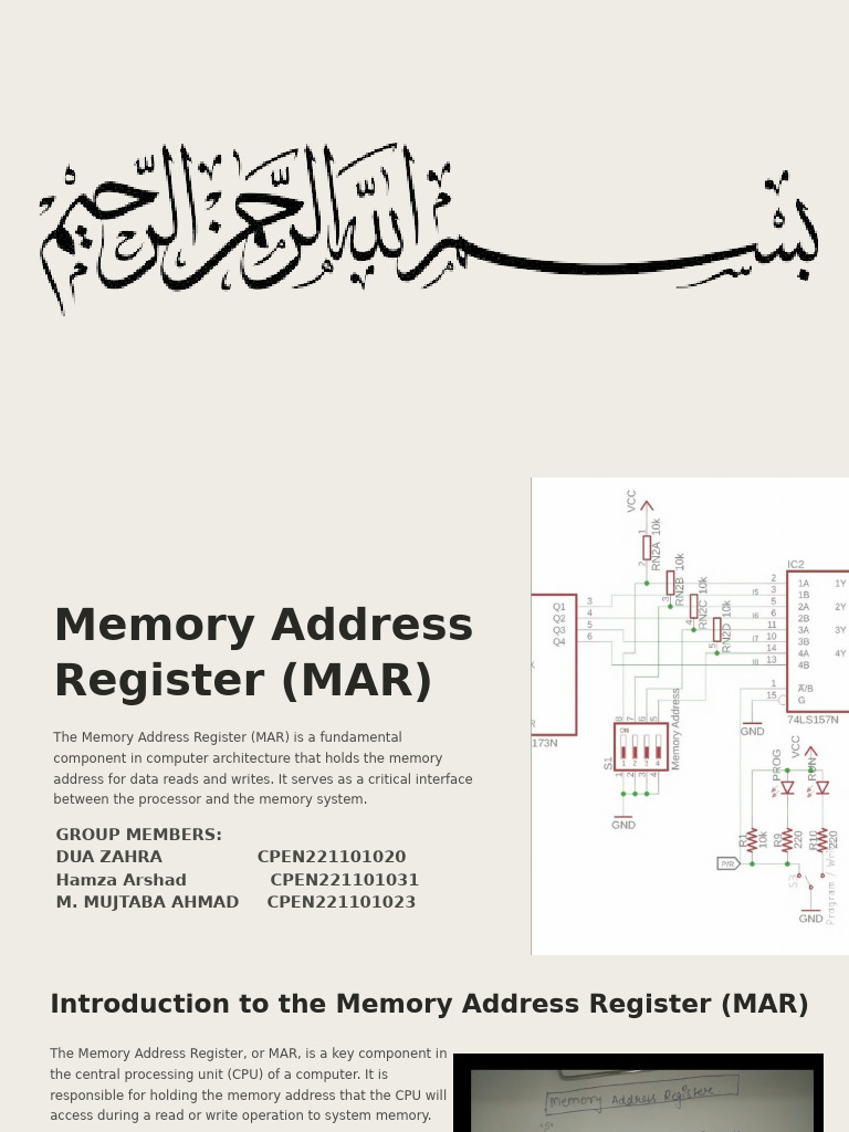 Coa Presentation | PDF | Computer Data Storage | Central Processing Unit