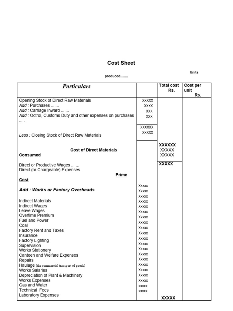 CostAccountingNotes-4-6 | PDF | Expense | Economies