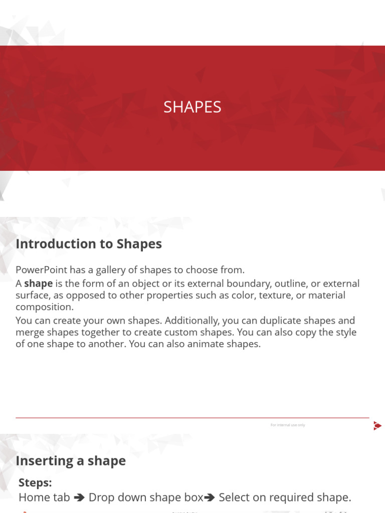 Shapes | PDF | Shape | Arrow
