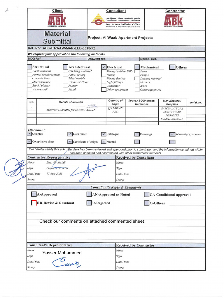 ABK EAS AW MAR ELE 0015 R0 RR SMDB Eton | PDF
