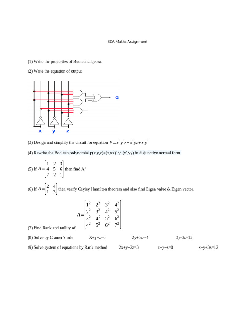 Assignments Bca | PDF