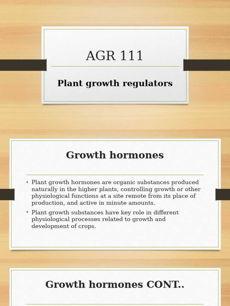 GROWTH REGULATORS | PDF | Plant Hormone | Auxin