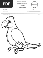 Class 5 Drawing Exam Paper 2024-25 | PDF