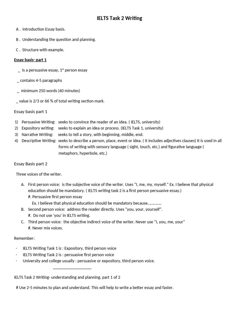 IELTS Writing Task 2 Essay Physical Education | PDF | Essays | Physical ...