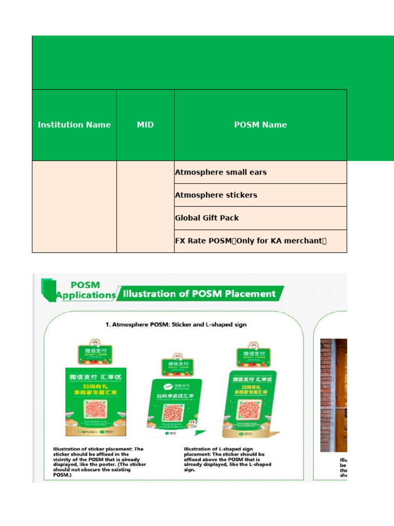 WeChat Pay 2025Chinese New Year Campaign POSM Application Form的副本 | PDF