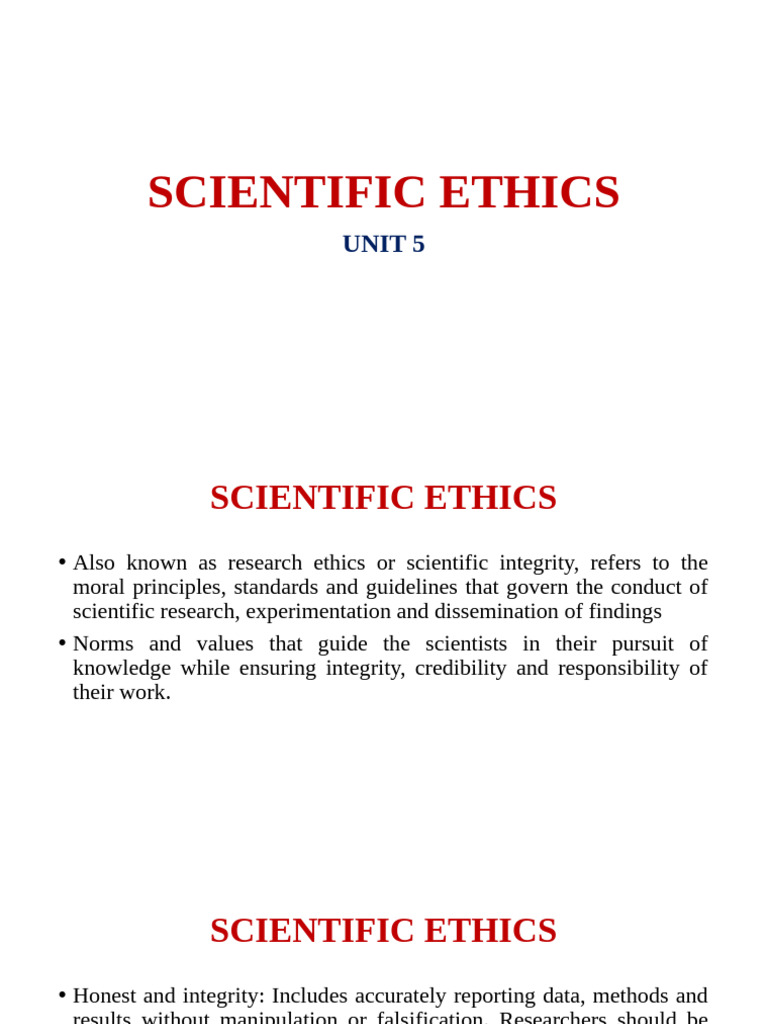 V Unit Scientific Ethics | PDF | Nuclear Weapons
