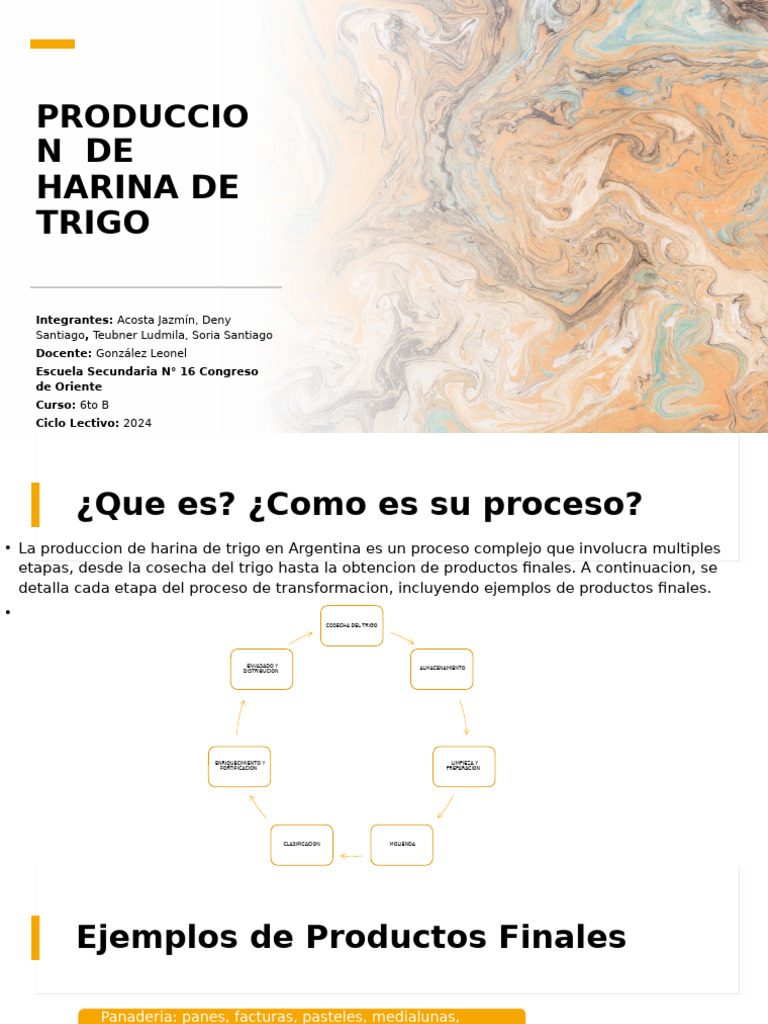 Presentacion de Geografia | PDF | Alimentos | Trigo