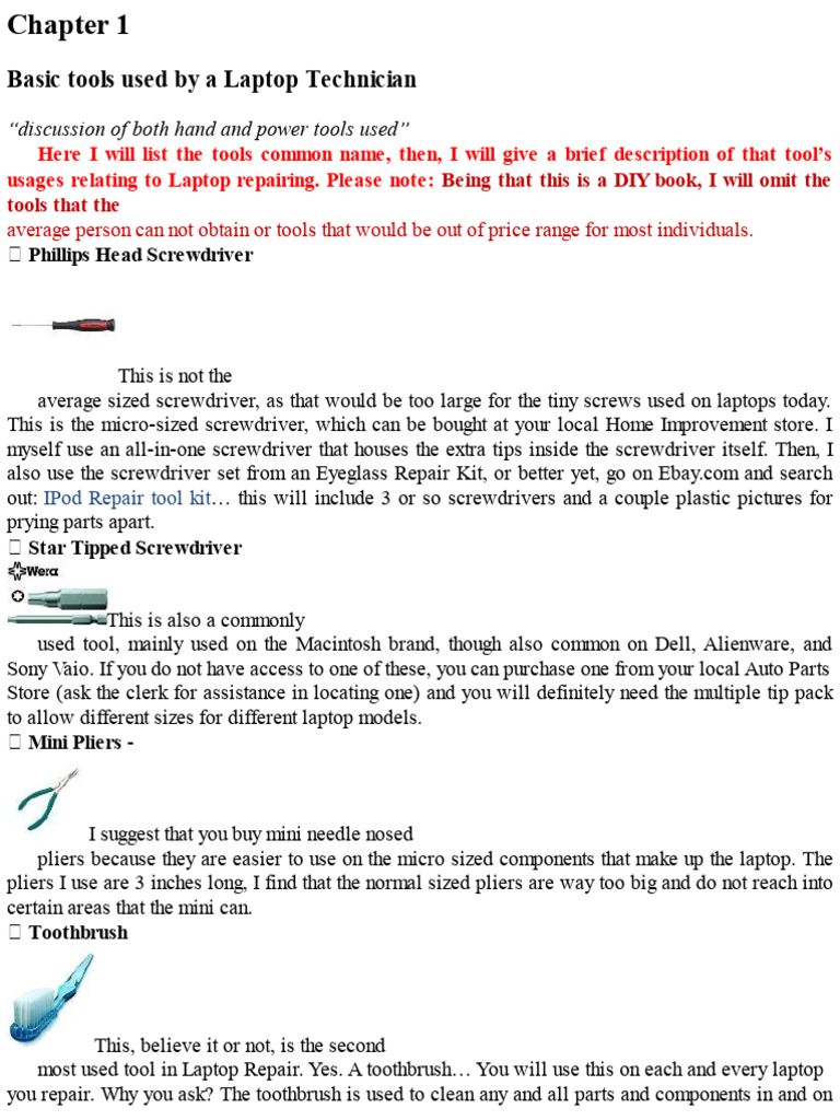 Laptop Repair Guide-6-18 | PDF | Laptop | Soldering