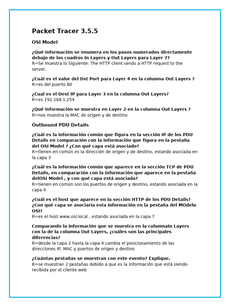 Packet Tracer 3.5.5 | PDF | sistema de nombres de dominio | Redes