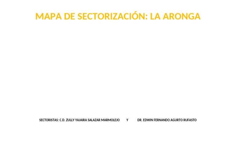 Mapa de Sectorización | PDF