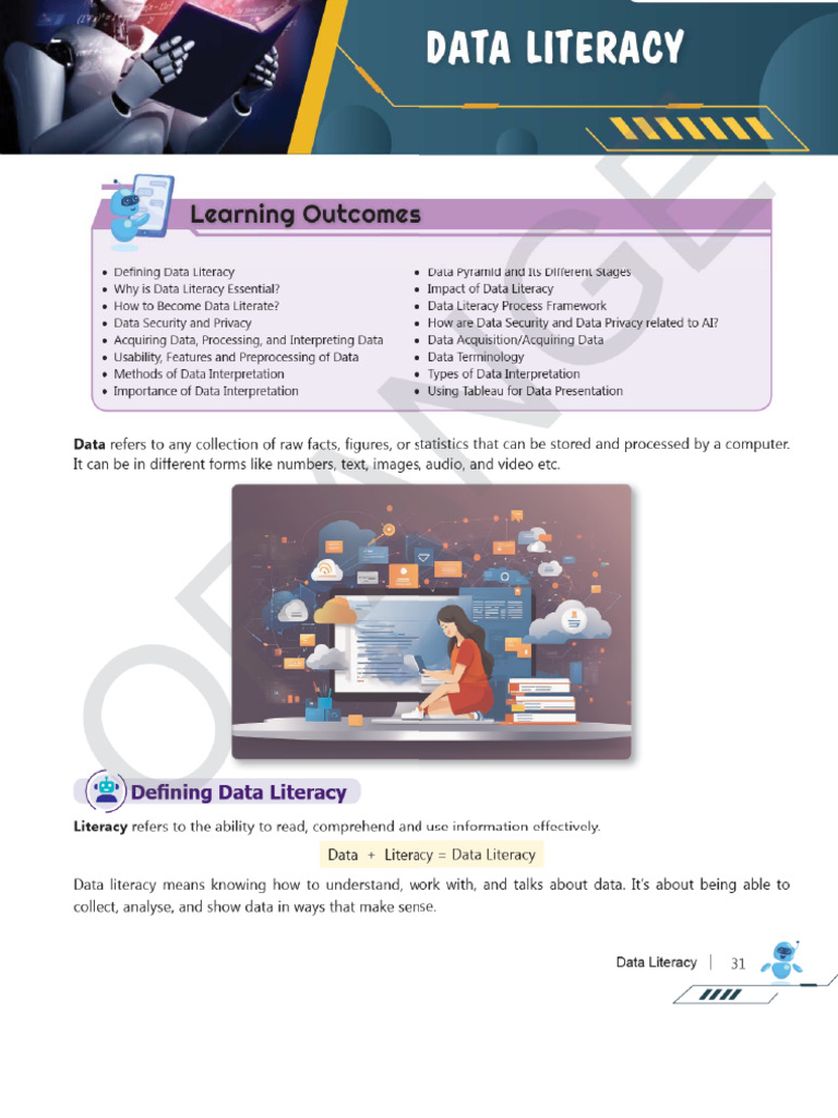 Data Literacy Grade 9 | PDF