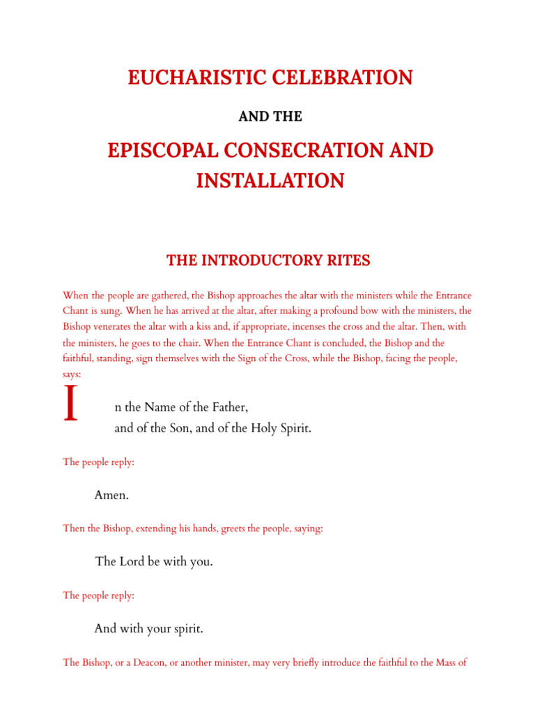 Eucharistic Celebration and The | PDF | Eucharist | Lord's Prayer