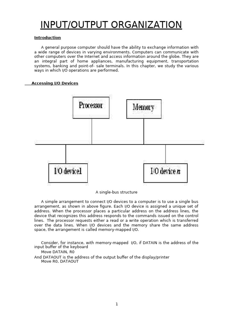 DL - & - CO - Unit 5 - Material (N) | PDF | Input/Output | Operating System