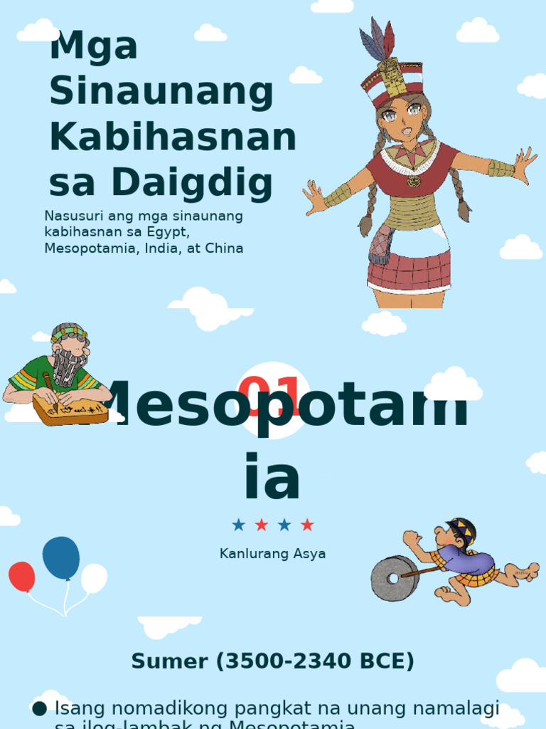 Aralin 1.5 - Mga Sinaunang Kabihasnan Sa Daigdig | PDF