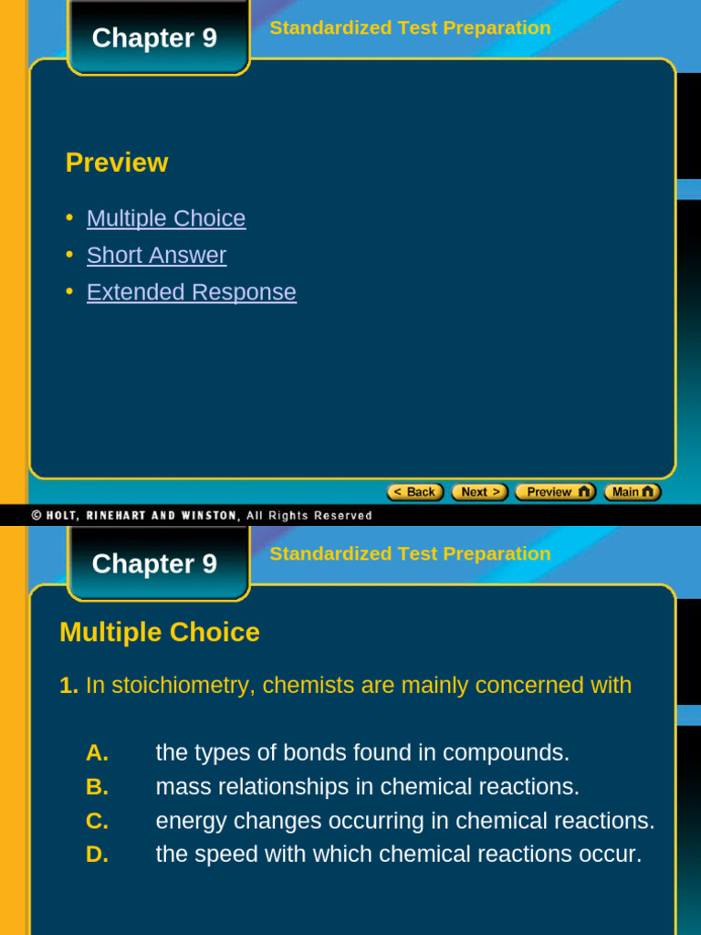 mc_ch09_stp | PDF | Stoichiometry | Mole (Unit)