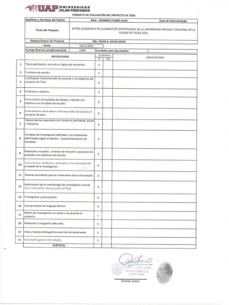 Formato Proyecto Mamani | PDF