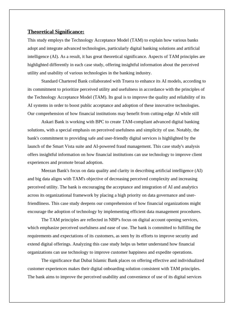 Theoretical Significance | PDF | Usability | Artificial Intelligence