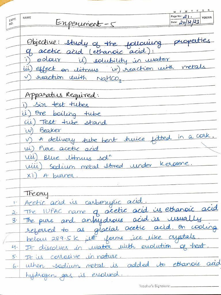 Chem Practical 2nd Term | PDF | Chemistry | Molecules