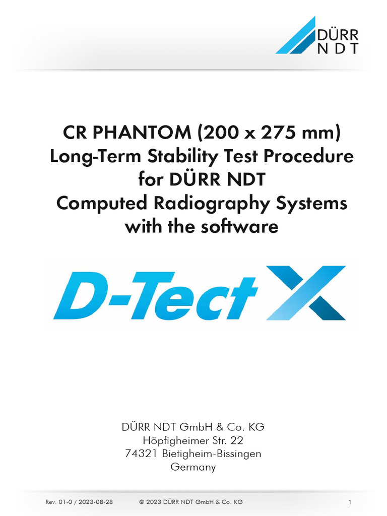 CR_Phantom_Long-Term_Stability_Test_Procedure_Rev1-0_D-Tect_X | PDF ...